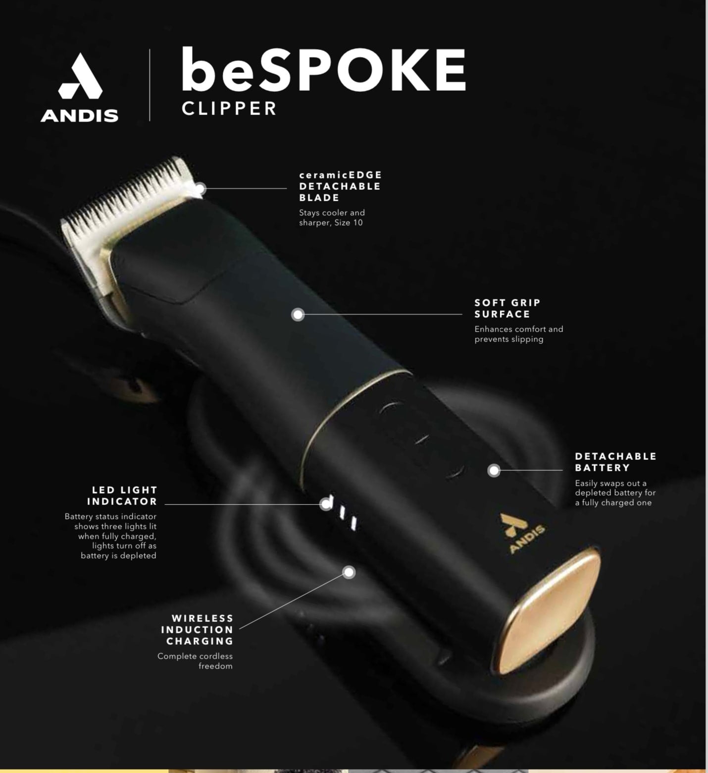 Andis bespoke clipper Canada | Continental Pet Company & Dogs Do Smile