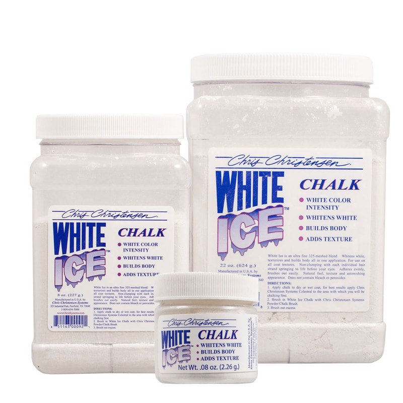 Chris Christensen White Ice Chalk | Continental Pet Company & Dogs Do Smile